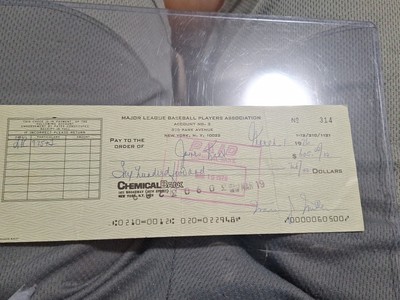 MARVIN MILLER MLBPA HOF Executive & James "Jim" KAAT Double HOFers ...