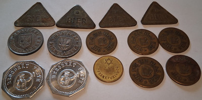 German Beer Token Lot - Pre-WWII Lot of 14 Tokens | eBay