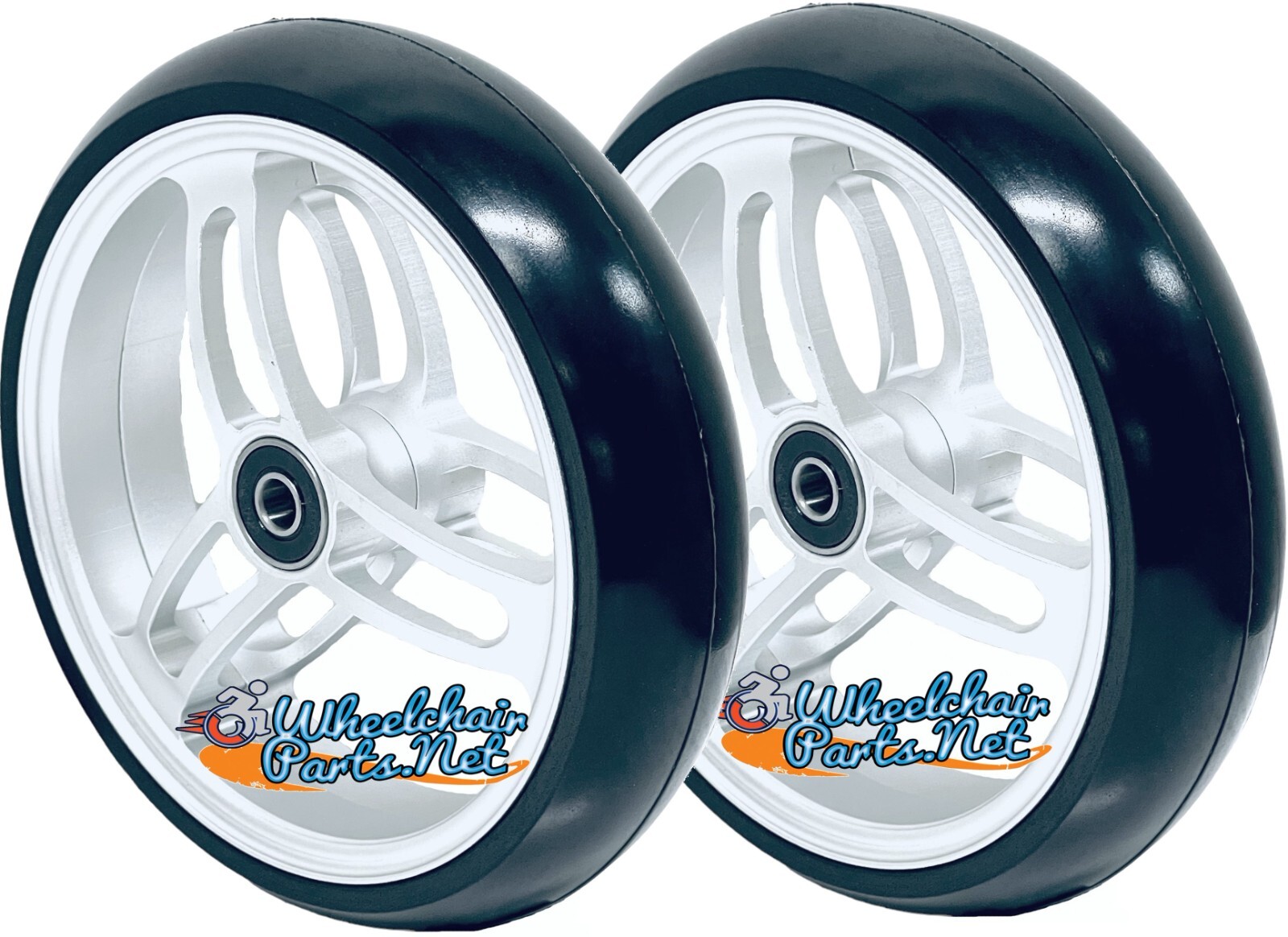 Set of 2 Pr1mo Sentinel Wheelchair Caster Wheels. Choose Size from 4 ...