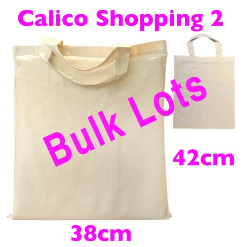 A3 Bulk Calico Bags Carry Double Handle Bulk Calico Bags H42cm*W38cm S2 ...