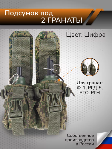Russian Army Tactical pouch for F1 RGD grenades (EMR) | eBay