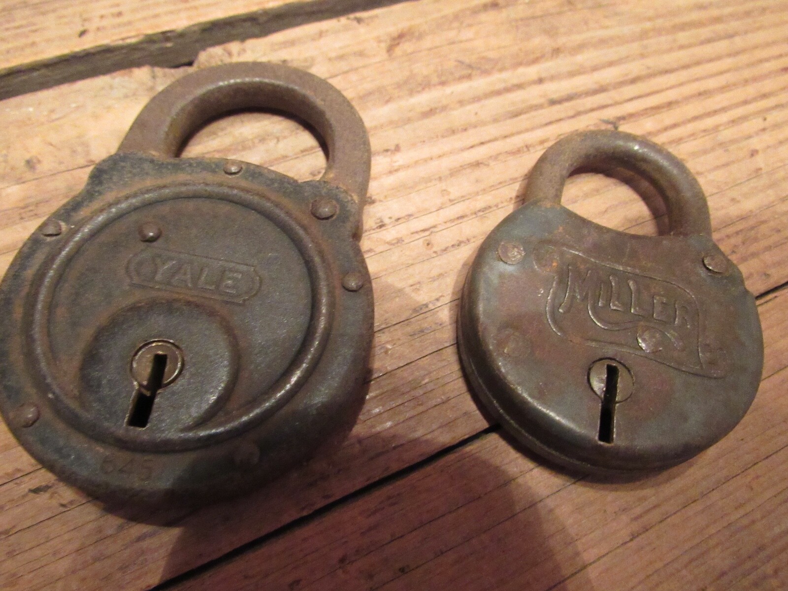 Vintage YALE And MILLER Lock Co Padlocks | eBay