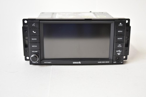 07-14 CHRYSLER DODGE MYGig RBZ Radio Sirius SAT AUX MP3 CD DVD ...
