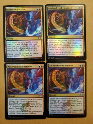 Expressive Iteration - x4 - German - Promo- Strixhaven | eBay
