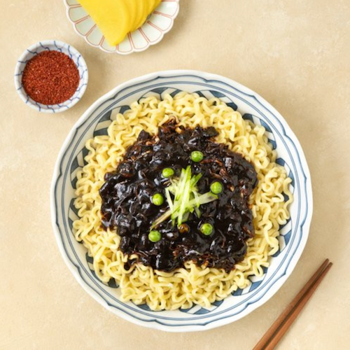 Paldo Fun&Yum Jjajangmen Korean Black Bean Paste Ramen Noodle 7.16oz ...