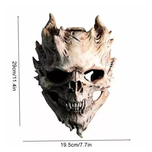 Horror Skull Demon Mask Headgear Cosplay Creepy Ghost Skull Masks ...