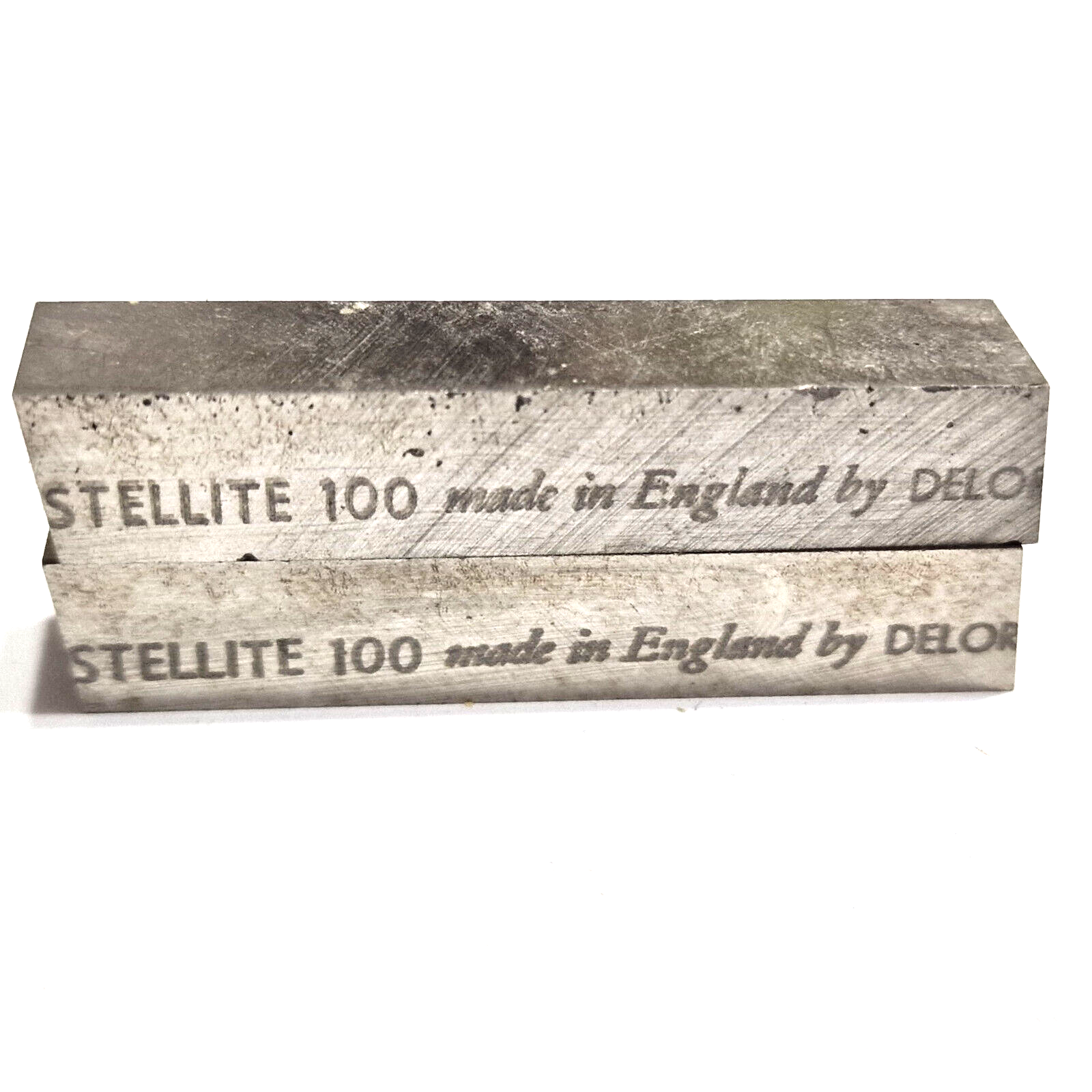 2 x Stellite 100 Deloro 10 x 10 x 52 mm HSS Co 10 % pour outils de ...