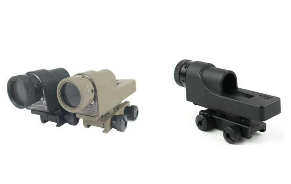 ACOG Illuminated Red Dot Sight Retro Metal Shockproof Tactical Hunting ...