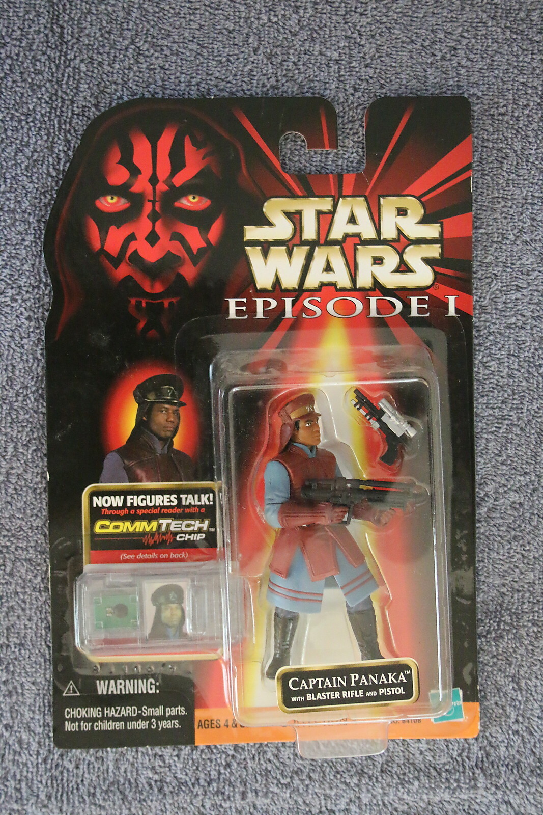Star Wars Episode 1 COMMTech Captain Panaka Balster Rifle & Pistol NIP ...