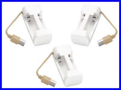 3 Universal Multi Purpose USB Chargers for AA and AAA Rechargeable ...