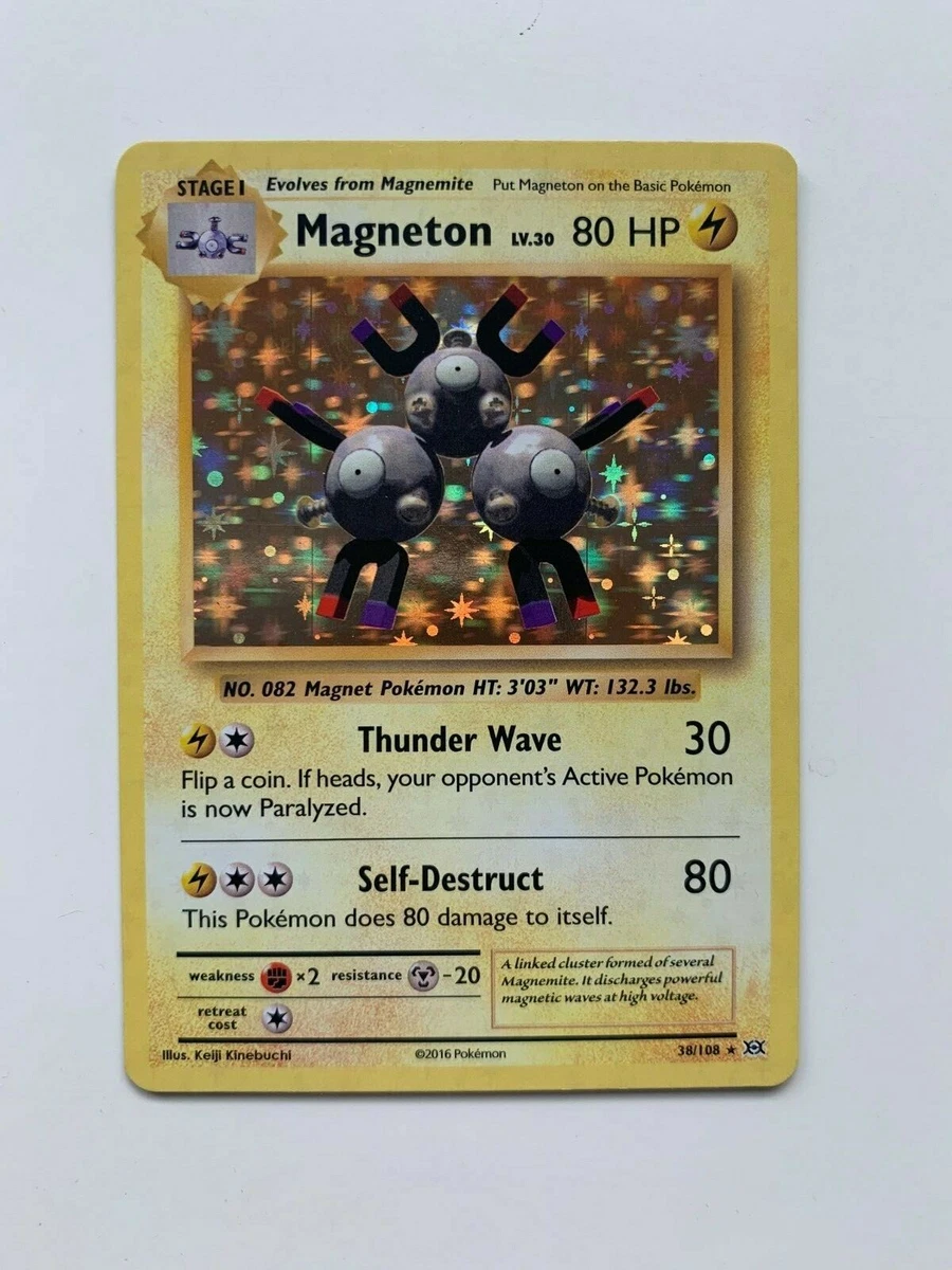 Pokemon Magneton Card