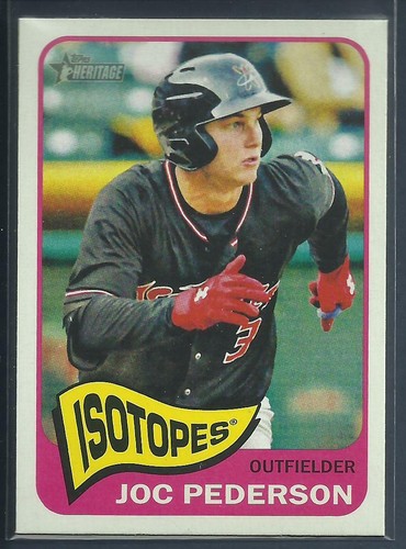 Joc Pederson RC 2014 Topps Heritage Minors Rookie Card # 160 Dodgers ...