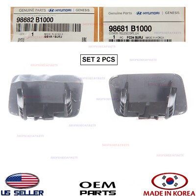 Genuine Front Headlamp Washer Nozzle Cover Left + Right 2pcs GENESIS ...