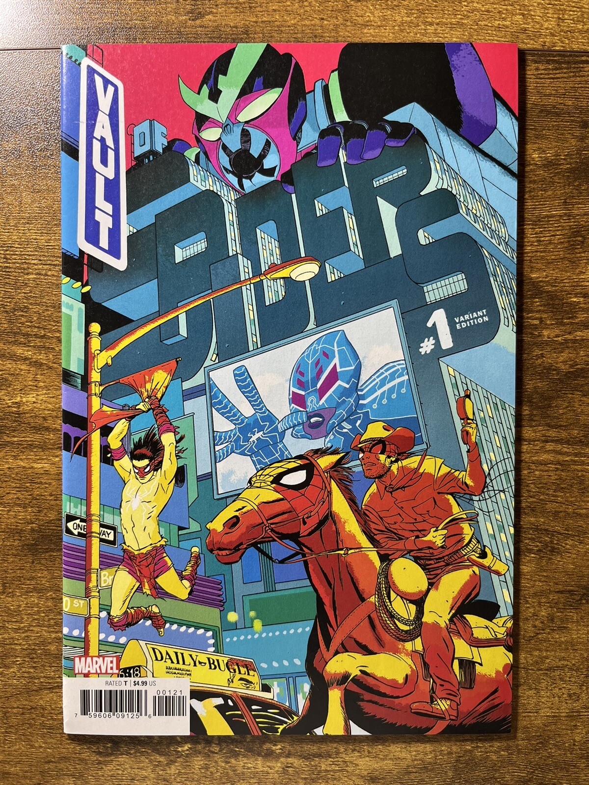VAULT OF SPIDERS 1 NM 1ST APP SPIDER-BYTE, WEB-SLINGER, & SAVAGE SPIDER ...