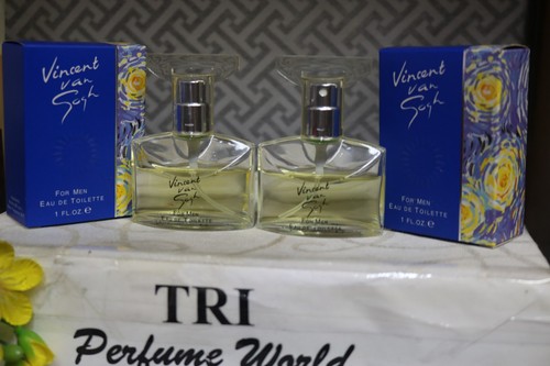 Vincent Van Gogh Royal Sanders Eau de Toilette Men Spray Lot of 2 x 1 ...