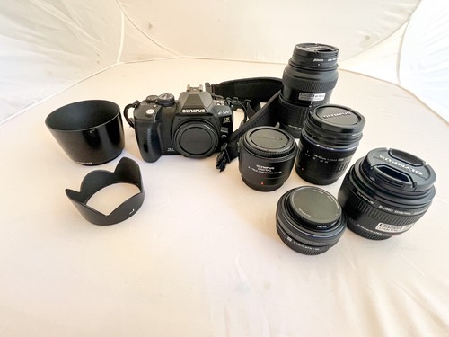 Olympus digital slr camera with 4 lenses bundle | eBay UK