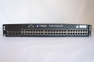 Foundry Networks FastIron Edge X448 FESX448 Gigabit Managed Network ...