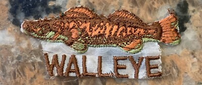 Walleye Fish Patch 3 Inch Wide | eBay
