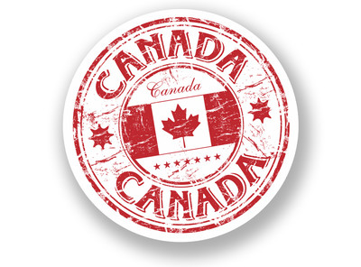2 x Canada Vinyl Sticker Travel Luggage Canadian #7072Â | eBay UK