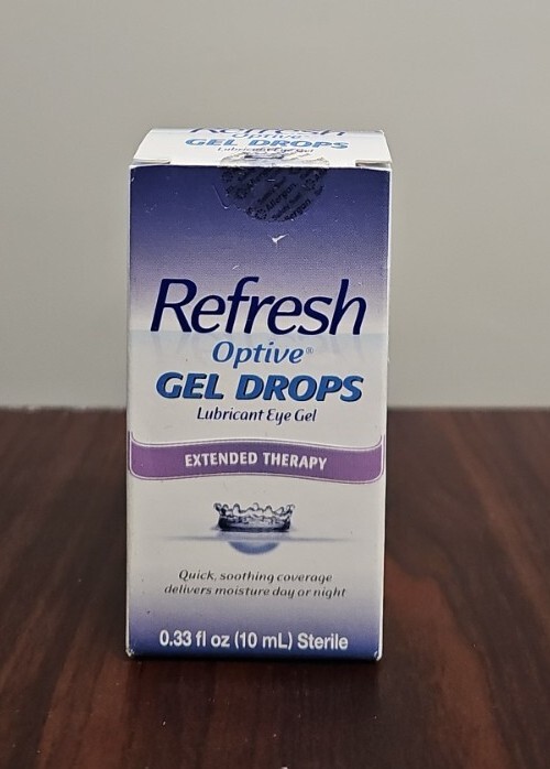 Refresh Optive Gel Drops Lubricant Eye Drops 10ml Exp 11/2023 ...