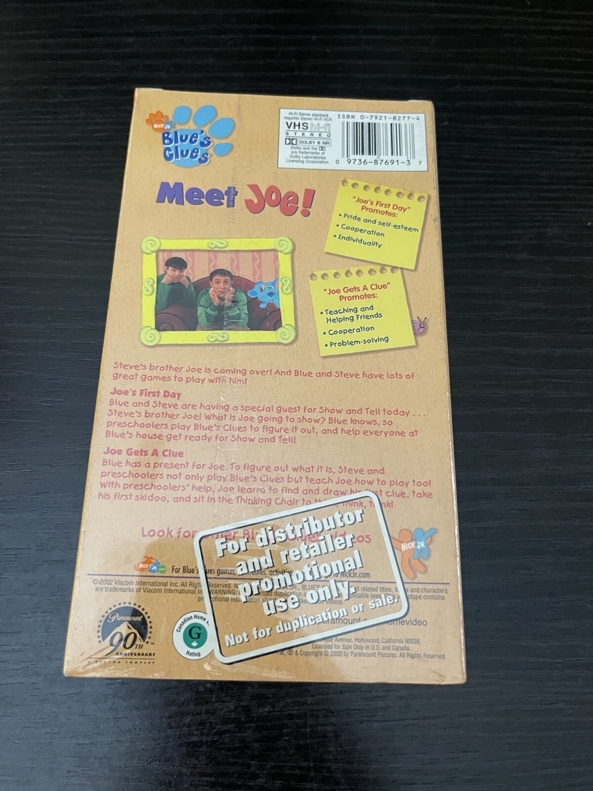 Blues Clues - Meet Joe (VHS, 2002) for sale online | eBay