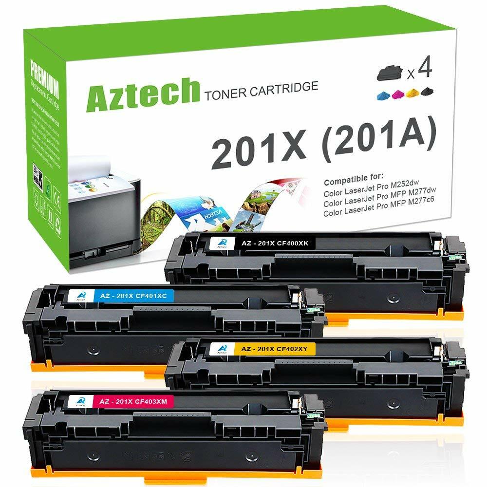 4Pk CF400 Toner Set for HP 201X Color LaserJet Pro MFP M277dw M252dw M252 CF400X | eBay