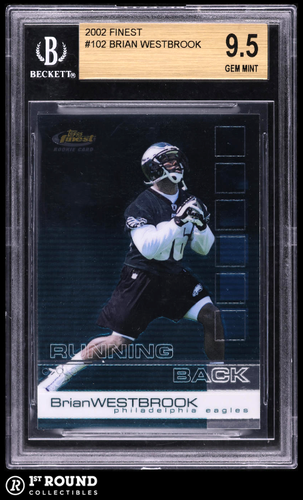 Brian Westbrook RC BGS 9.5: 2002 Finest Rookie Card #102 | eBay
