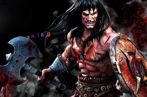 1/8 24cm Conan 3D Print Figure GK Model Kit Unpainted Unassembled ...