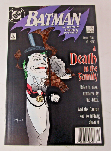 Batman #429 1989 [NM] Newsstand Death in the Family Part 4 High Grade ...