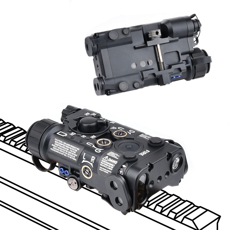 WADSN Metal NGAL Red Green Dot Laser Sight IR Ray Hunting Weapon Laser ...