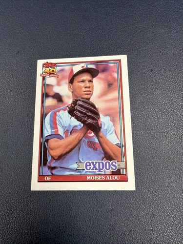 Moises Alou 1991 Topps #526 Montreal Expos AG1 | eBay