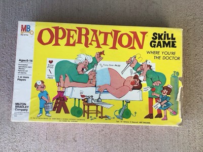 Vintage Milton Bradley 1965 Operation Skill Game 4545 | eBay