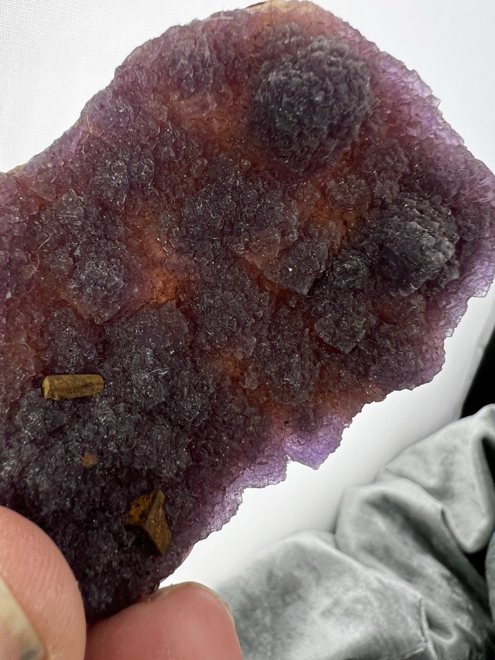 Purple Raspberry Fluorite Specimen from Namibia, Africa 68g. 66x51x11 ...