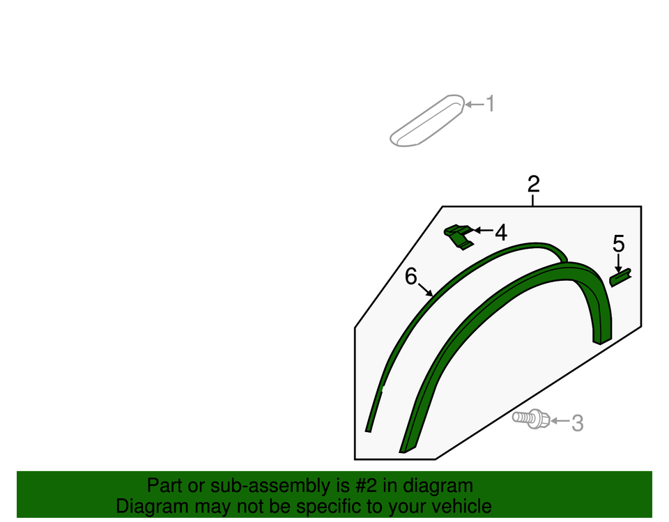 Genuine Mitsubishi Wheel Opening Molding 5220AU13 | eBay