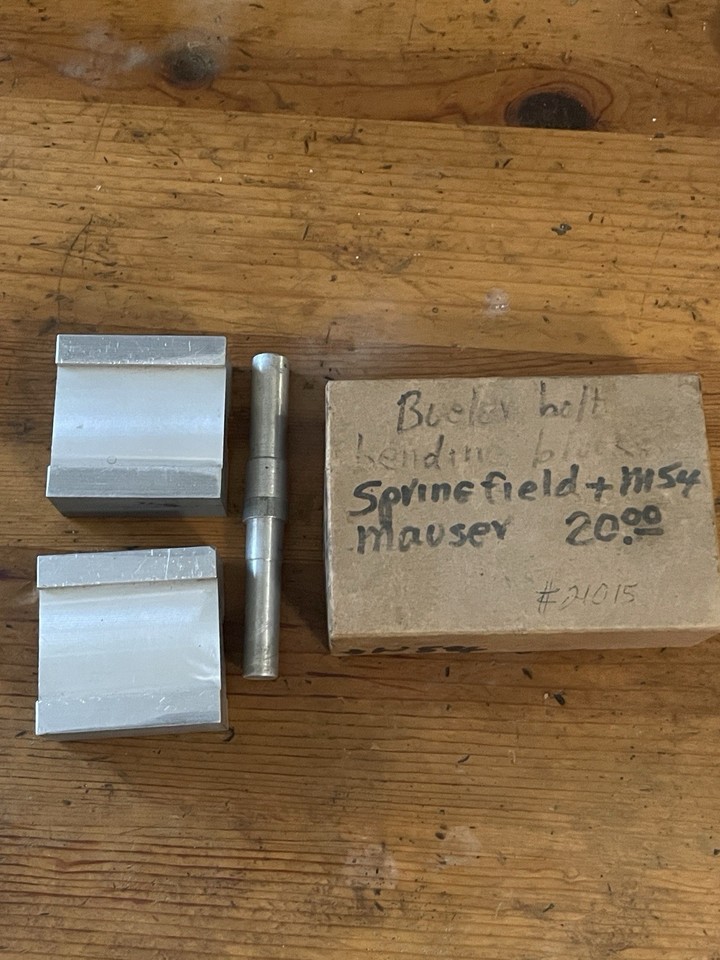 Vintage Buehler Bolt bending block for Springfield- M54 -Mauser #21015 ...