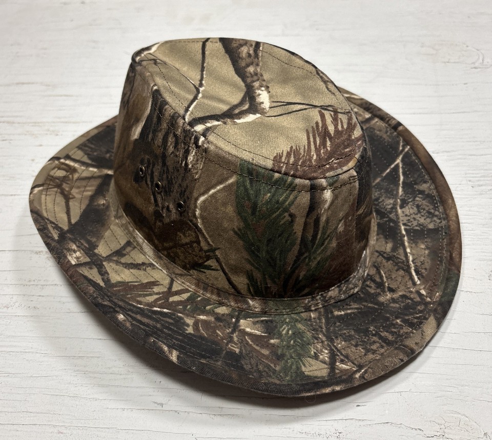Paramount Outdoors Safari Fedora Hat Men's Realtree AP Camo Hunting ...