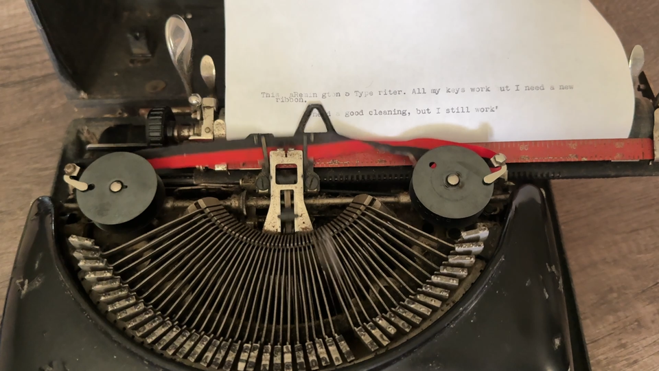Vintage Remington Model 5 Typewriter – Tested & Working, Needs Cleaning ...