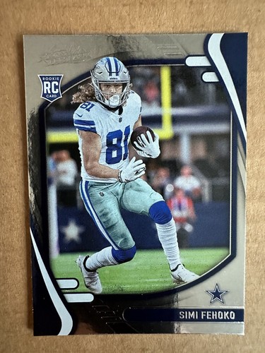Simi Fehoko Rookie Card RC 2021 Panini Absolute Football Cowboys ...