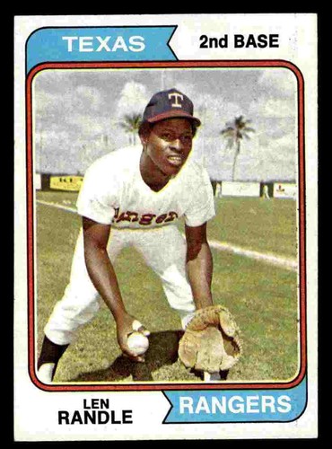 1974 Topps Len Randle #446 - Texas Rangers | eBay