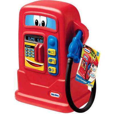 Little Tikes Cozy Pumper Pretend Play Gas Station Indoor Outdoor ...