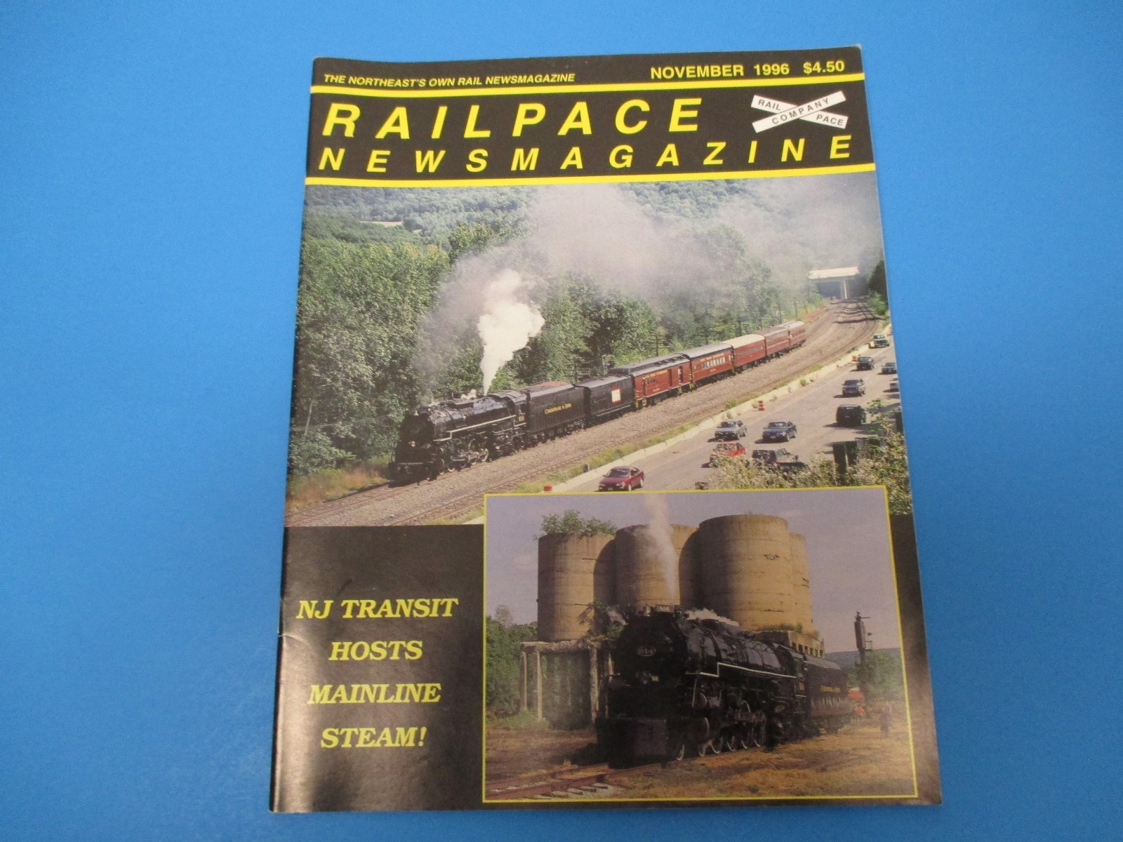 Railpace News Magazine November 1996 NJ Transit Hosts Mainline Steam ...