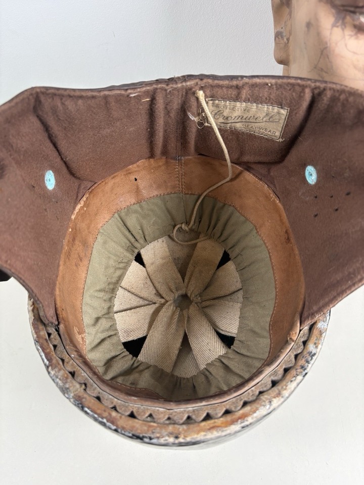 Cromwell Vintage Pudding Basin Crash Helmet Motorcycle Cafe Racer M 7 1 ...