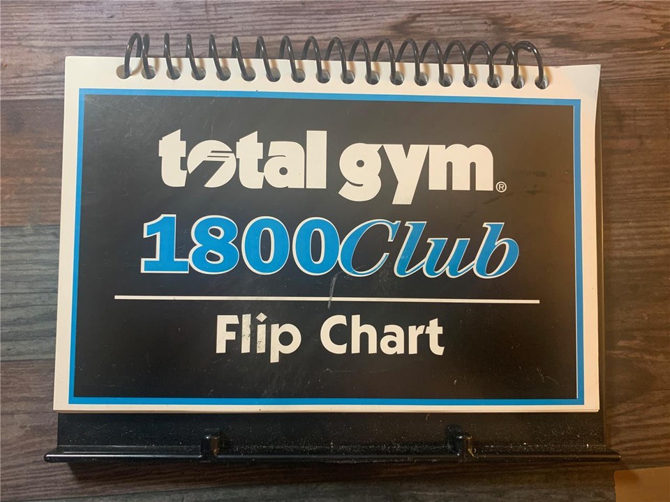 Total Gym 1800 Exercise Flip Chart | eBay