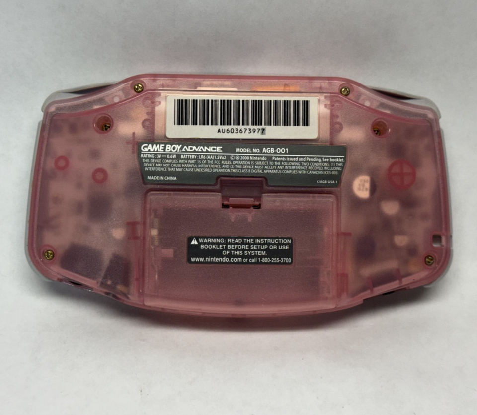 GBA Fuchsia Pink Lot GameBoy Advance | eBay