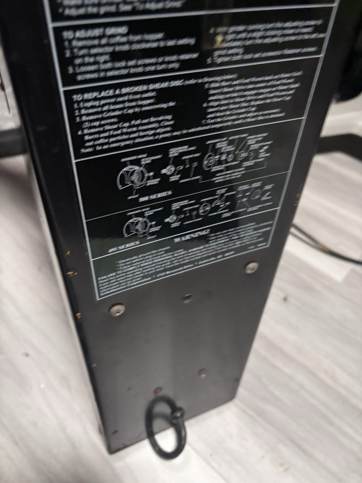 Grindmaster Commercial Coffee Grinder Model 835 As Is | eBay