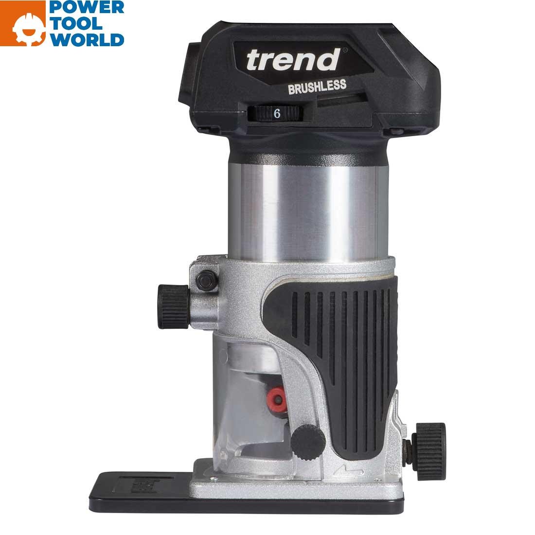 Trend T18S/R14KB 18v TXLI 1/4" Brushless Cordless Router Body Only In ...