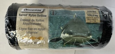3 rolls SecureLine Tarred trot Fishing line 235lbs #36 X 486 ft New ...
