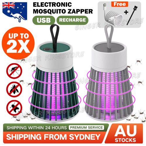 Electric Mosquito Killer Lamp Insect Catcher Fly Bug Zapper Trap LED UV ...