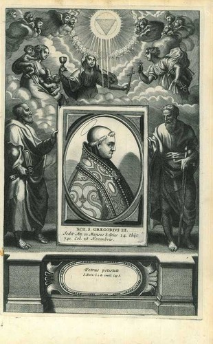 Portrait of Pope Gregory III | eBay