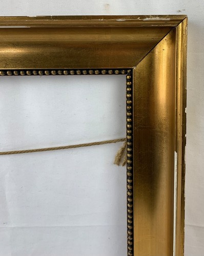 Vintage Antique Gold Picture Frame Bead Profile Frame Size 61.8 X 41 ...